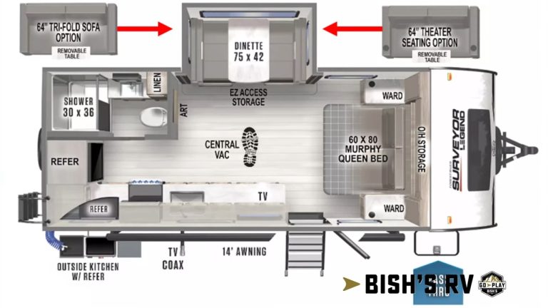 This Forest River RV is Only 25ft Long!! 2024 Surveyor 203RKLE Travel ...