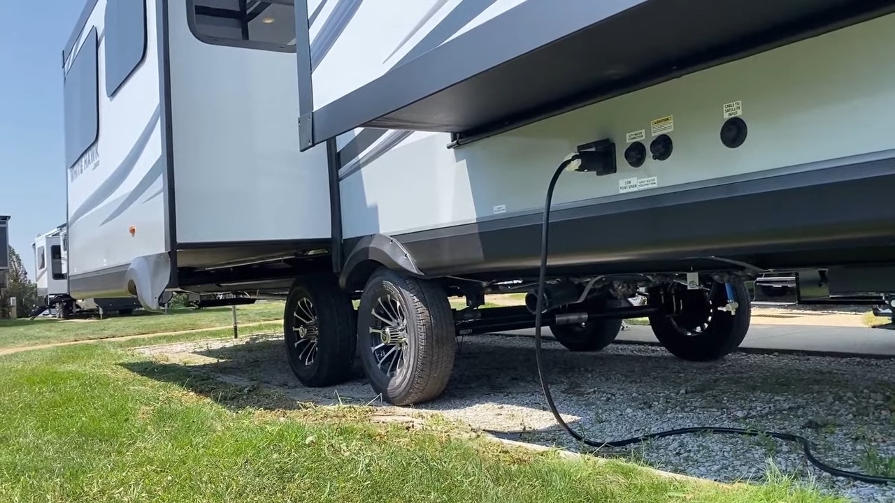 A Crazy Nose Cap Shape! 2024 White Hawk 26FK Travel Trailer by Jayco RV