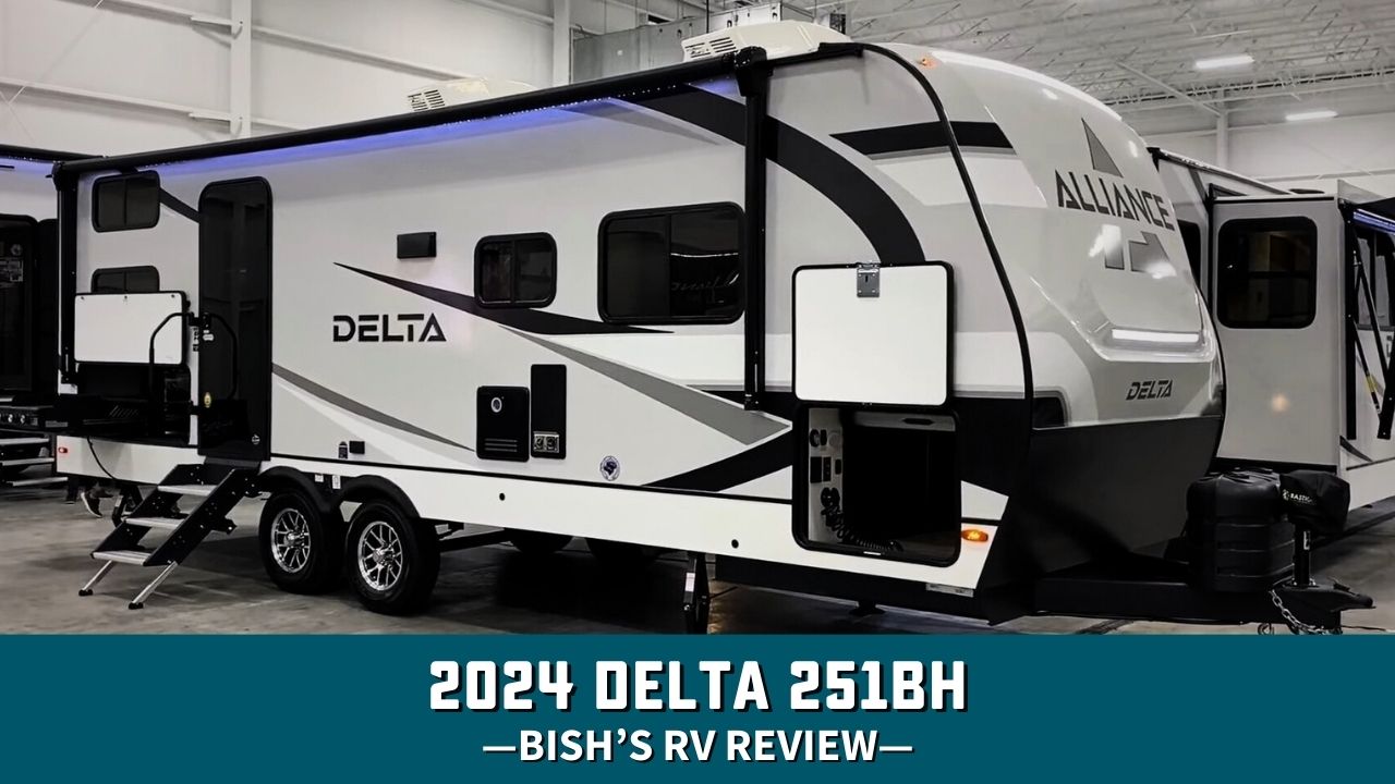 Under 30ft with Dual Air AND True Queen Bed!! 2024 Delta 251BH Travel ...