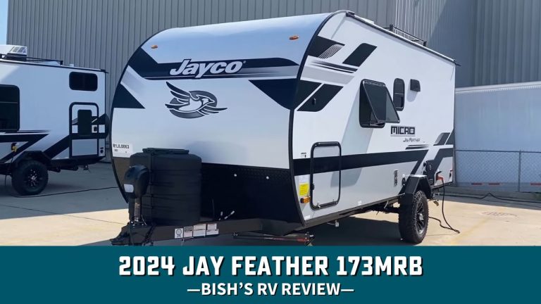 Classy & Light with NO SLIDES!! 2024 Jay Feather 173MRB Travel Trailer ...