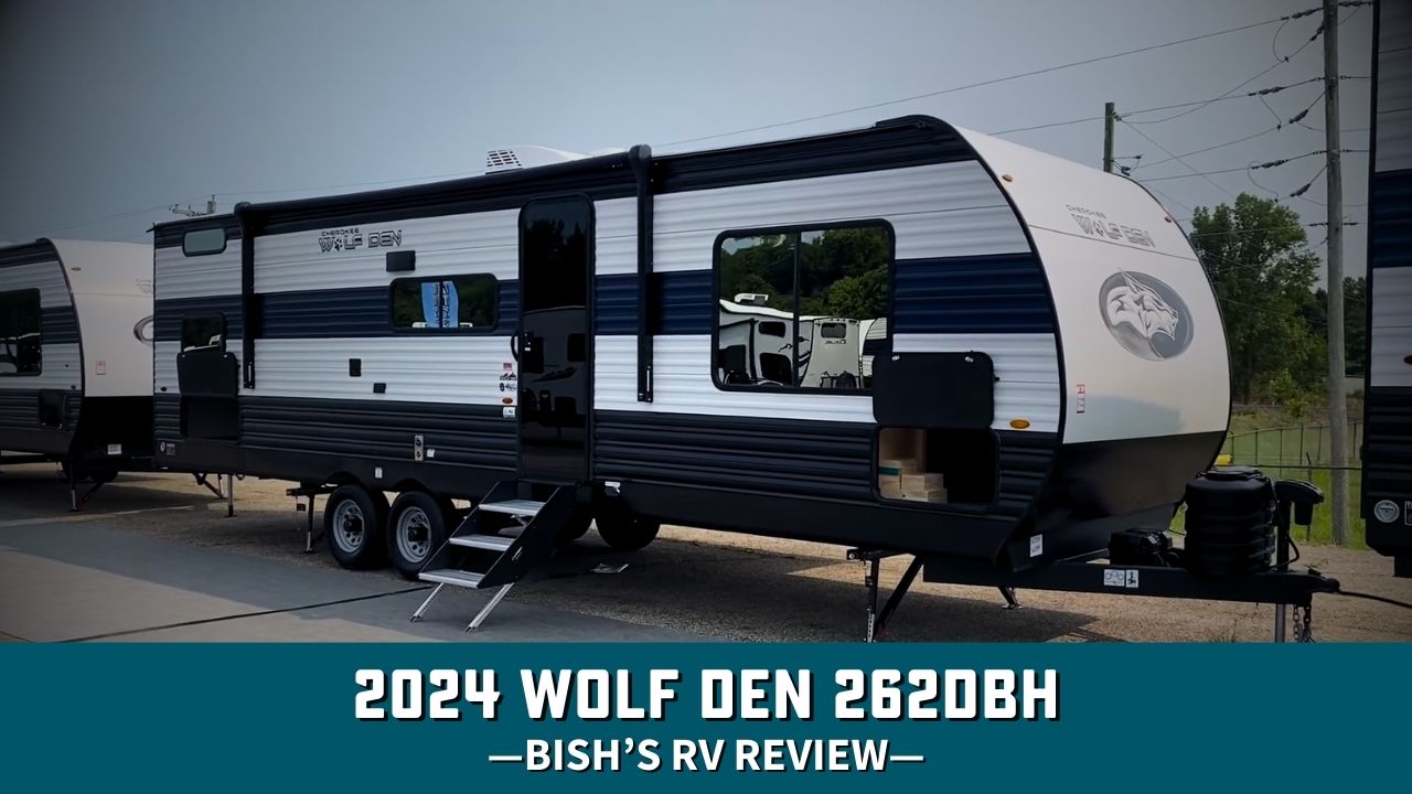 Full on Size but Light on Budget! 2024 Wolf Den 262DBH Travel Trailer ...