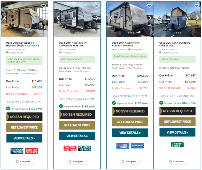 How Much Does A Used RV Cost in 2025