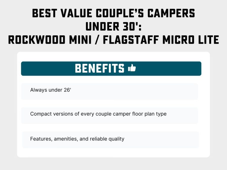 Best Couple Campers Under 30 Feet!
