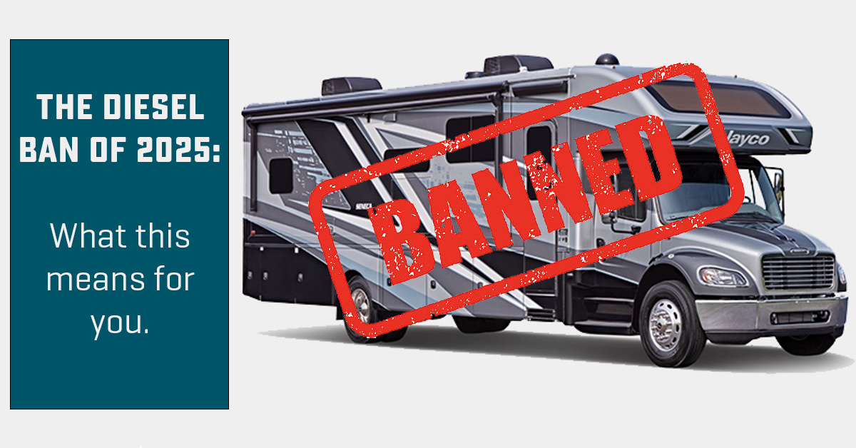 The Diesel Ban of 2025: What It Means for RV Owners