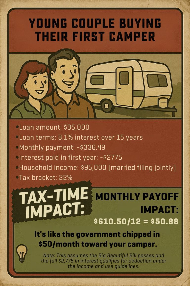 Big Beautiful Bill: Proposed RV Tax Breaks Explained