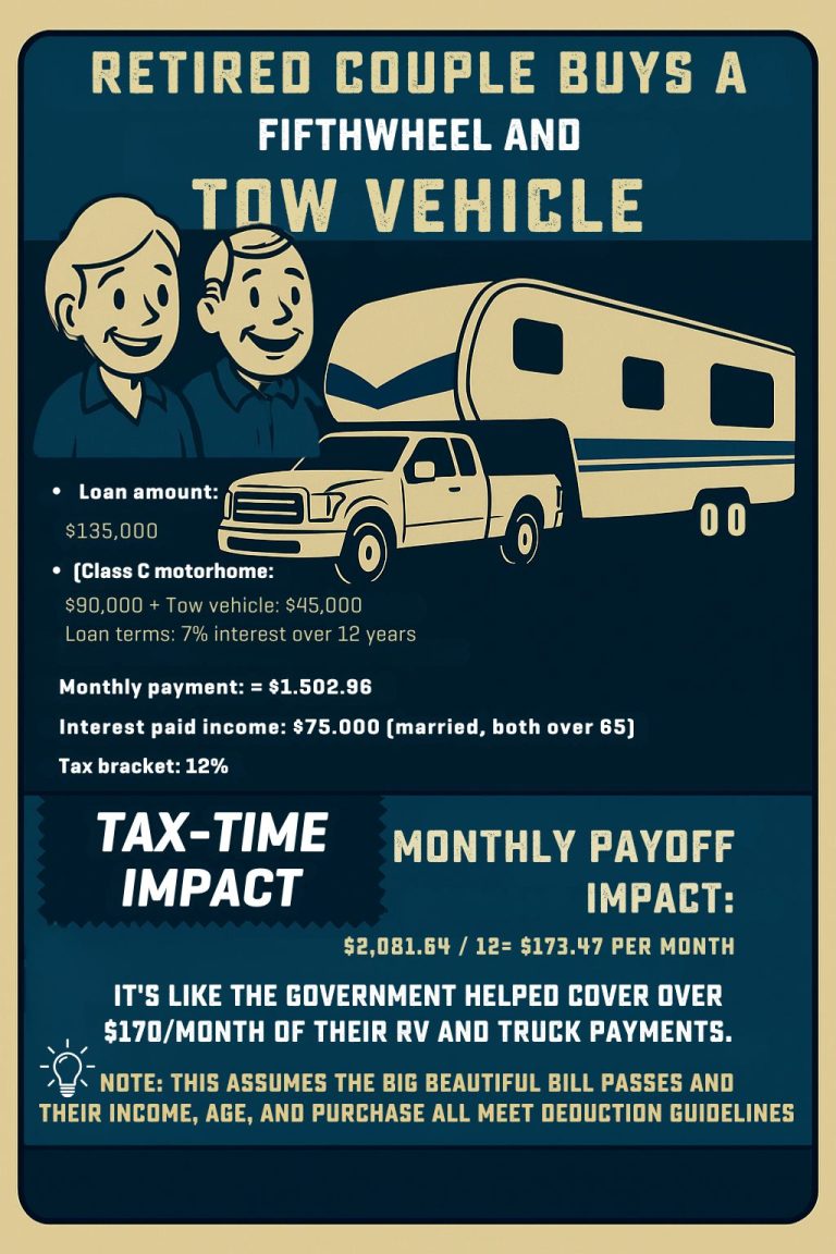 Big Beautiful Bill: Proposed RV Tax Breaks Explained