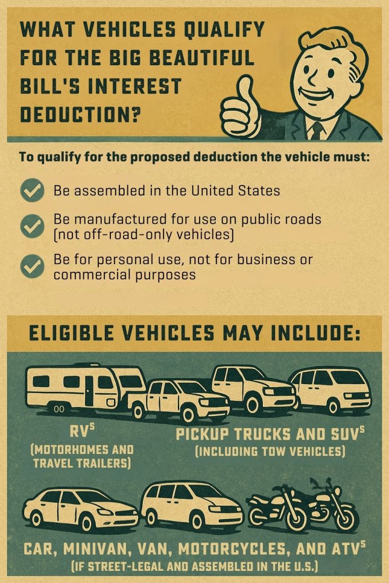 Big Beautiful Bill: Proposed RV Tax Breaks Explained